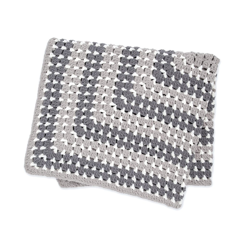 Bernat – Rectangle Granny Crochet Blanket – Free Downloadable Pattern ...